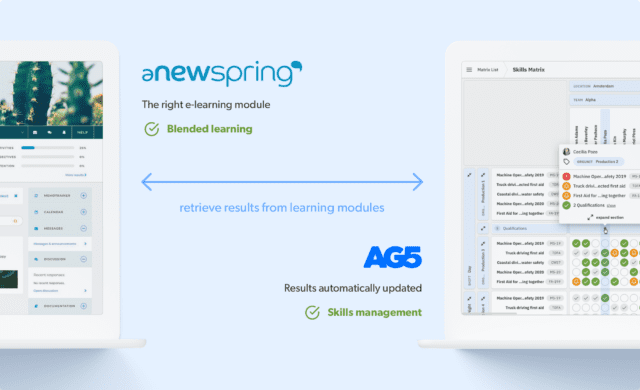 aNewSpring + AG5 | E-learning meets skills management