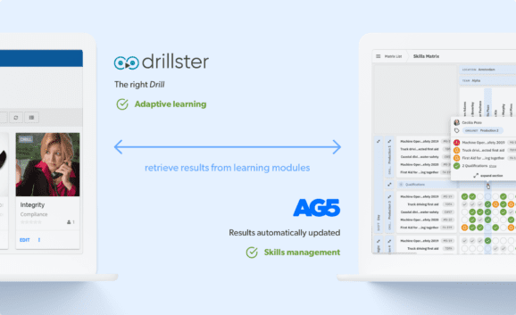 Drillster + AG5 | Microlearning meets skills management