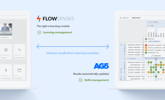 FLOWSPARKS + AG5 | E-learning meets skills management