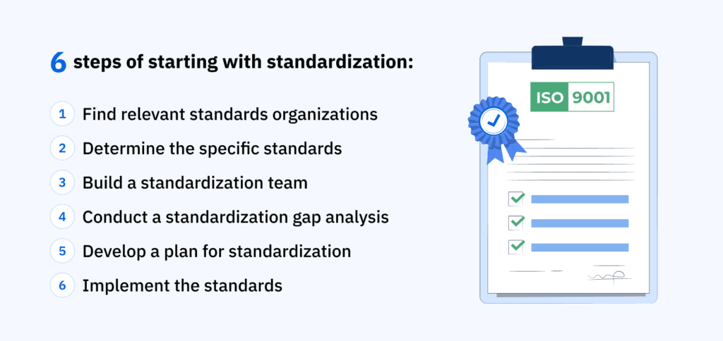 The 6 benefits of standardization in manufacturing ️