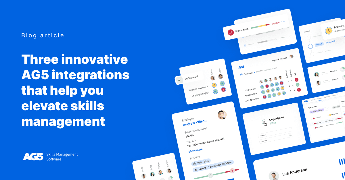 3 innovative AG5 integrations that help you elevate skills management - AG5