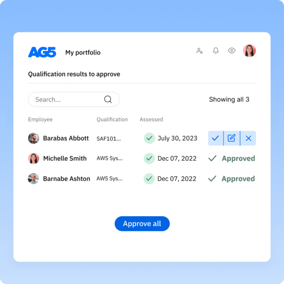 Skills Management & Training Matrix Software | AG5