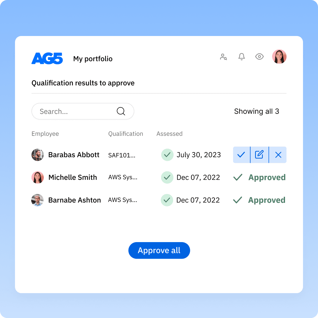 Skills Management & Training Matrix Software | AG5