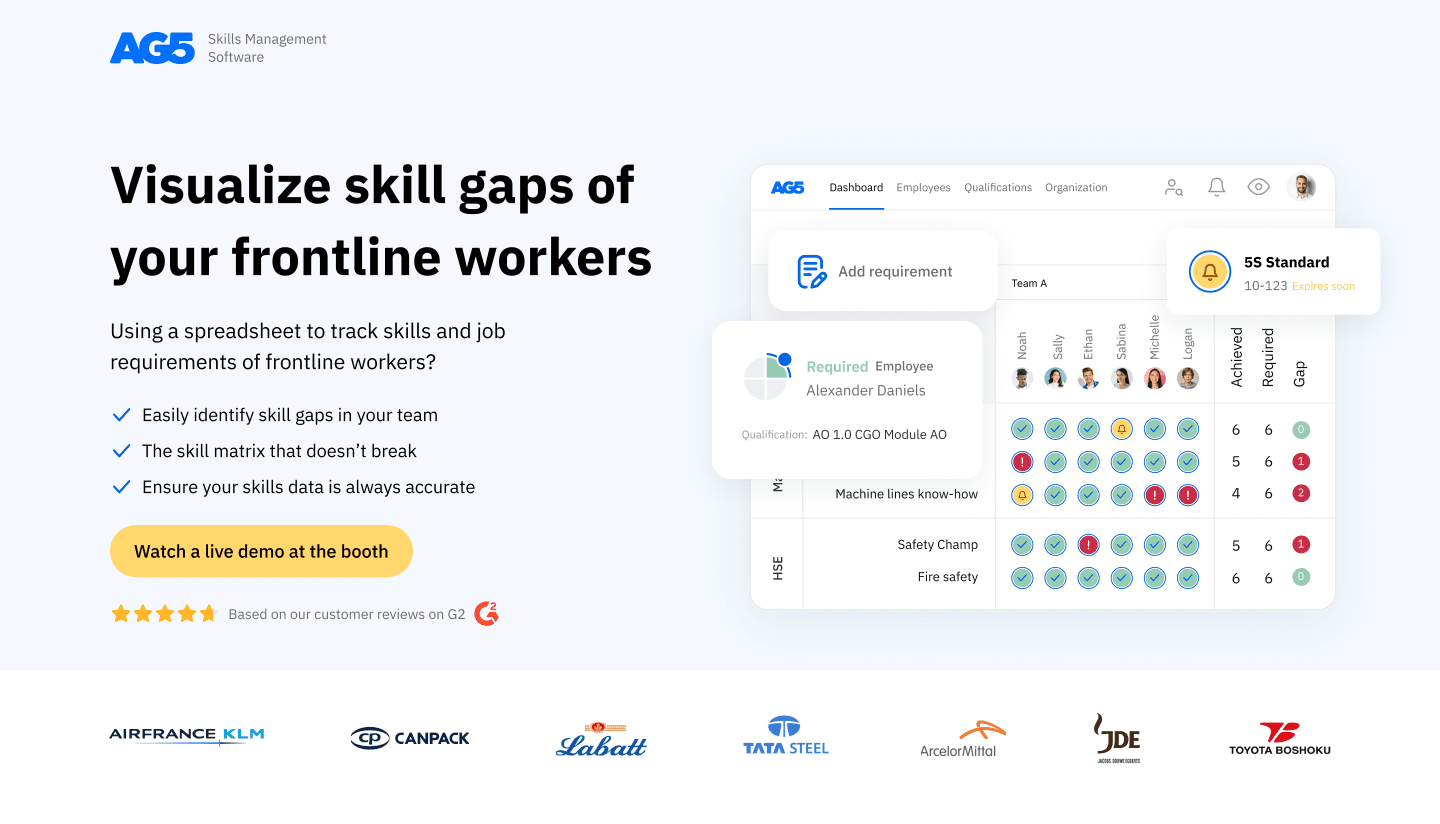 AG5 | De enige plug-en-play software voor competentiemanagement