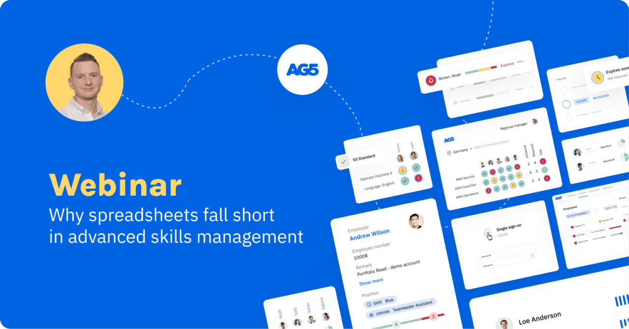 Why spreadsheets fall short in advanced skills management - AG5