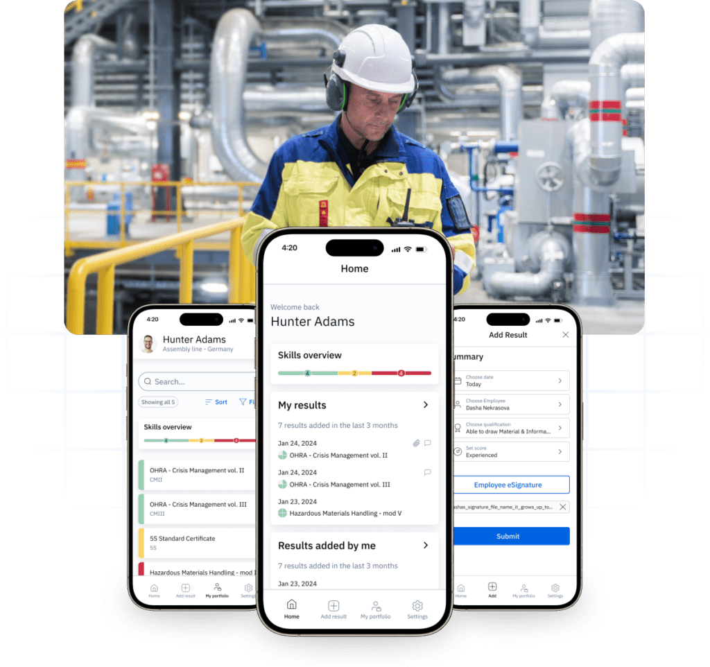 Frontline Skills App | Mobile Skills Management
