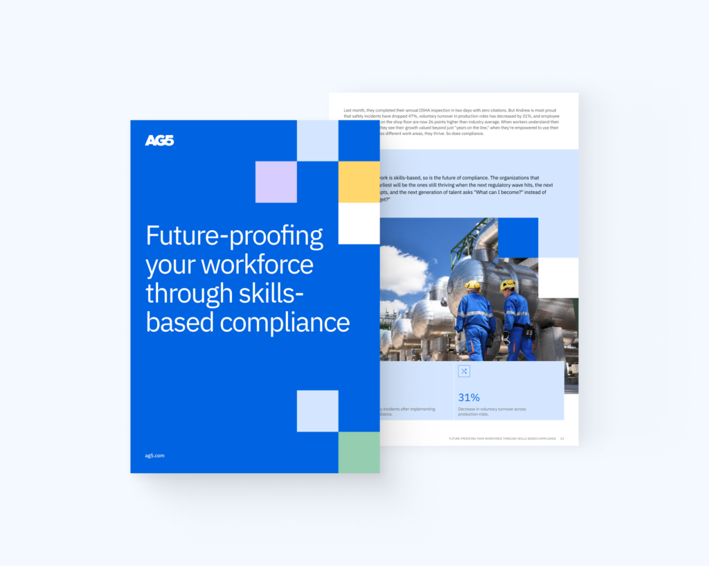 Future-proofing your workforce through skills-based compliance - AG5